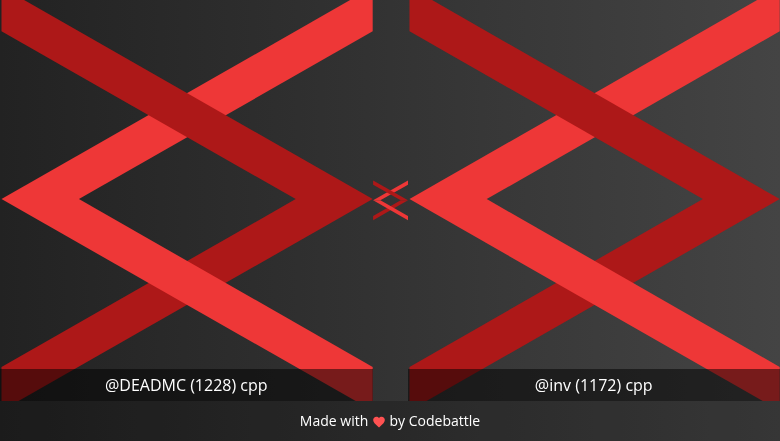 Hexlet Codebattle • Game Result