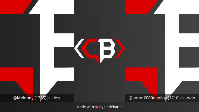 Hexlet Codebattle • Game Result 8739